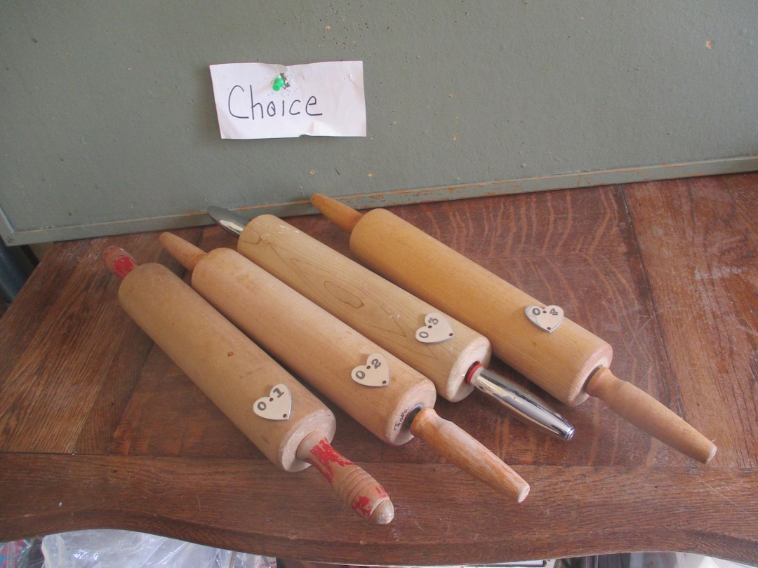 Lefse Rolling Pin and Others Wood Vintage CHOICE - Etsy