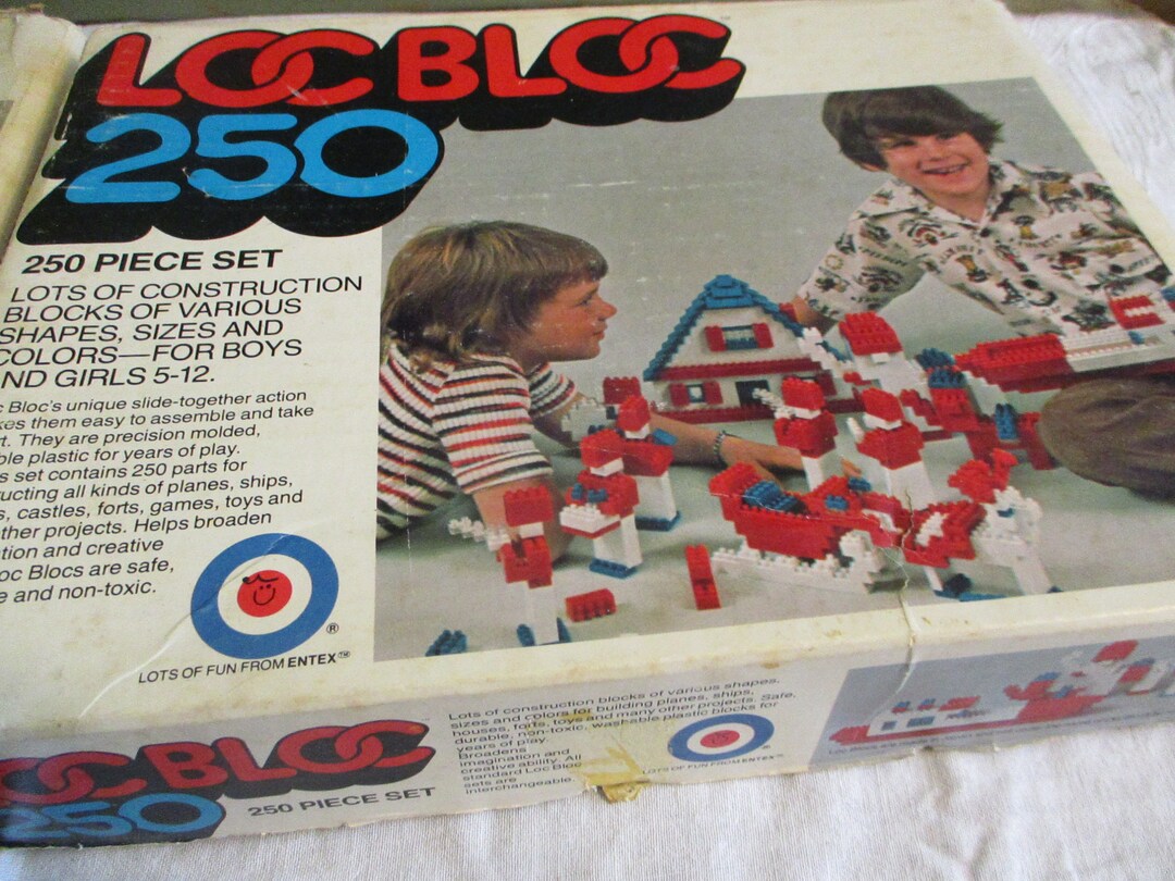 Extex Plastic Colored Loc Blocks Vintage Set - Etsy