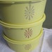 Yellow Tupperware Canisters Storage Containers Set of 3 With Lids - Etsy