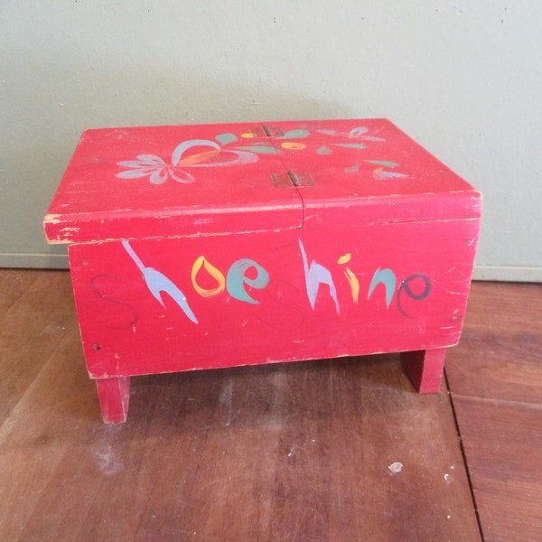 Shoe Shine Stool - Etsy