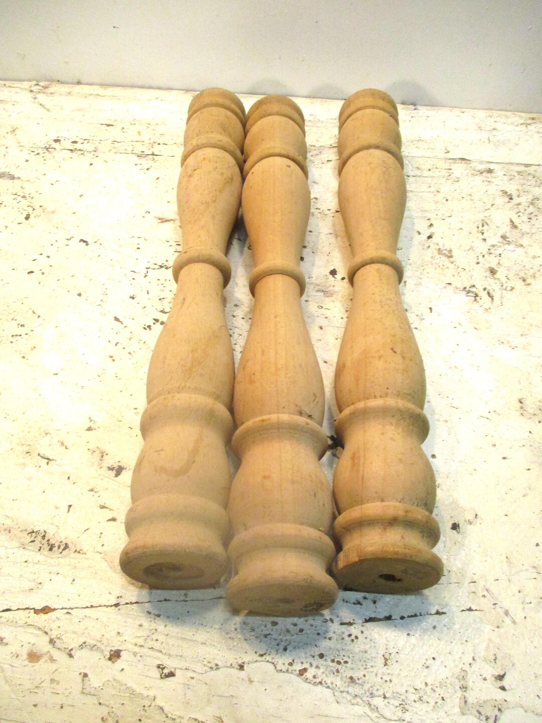 Spindles Unfinished Decorative Dowel Gerber Vintage Furniture Craft ...