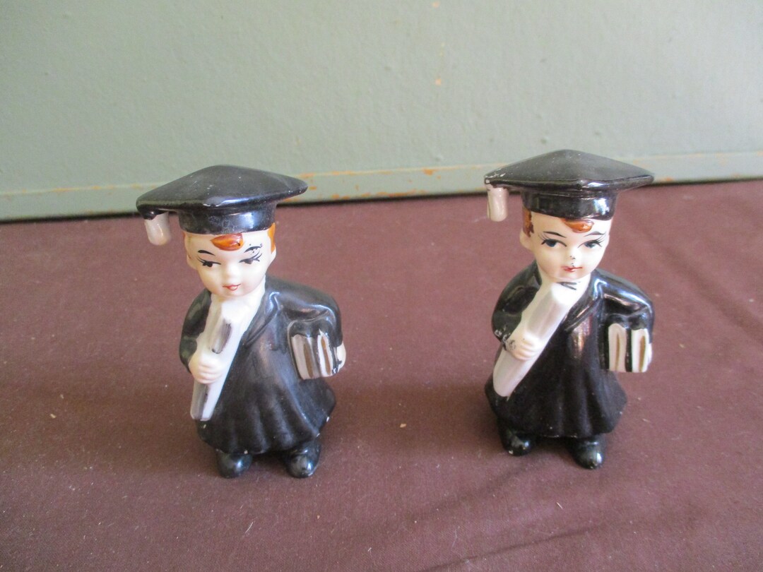 Graduate Figurine Vintage Collage Degree Gift ONE ONLY - Etsy