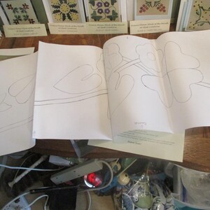 Prairie Flower Block of Month Quilt Patterns 12 Plus Finishing Vintage ...