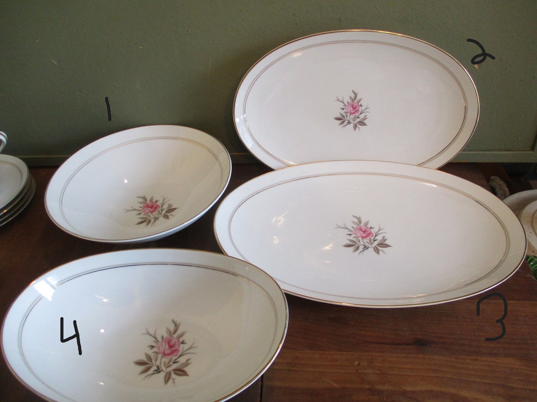 Noritake Daryl Dinner Plate Platter Serving More Vintage CHOICE - Etsy
