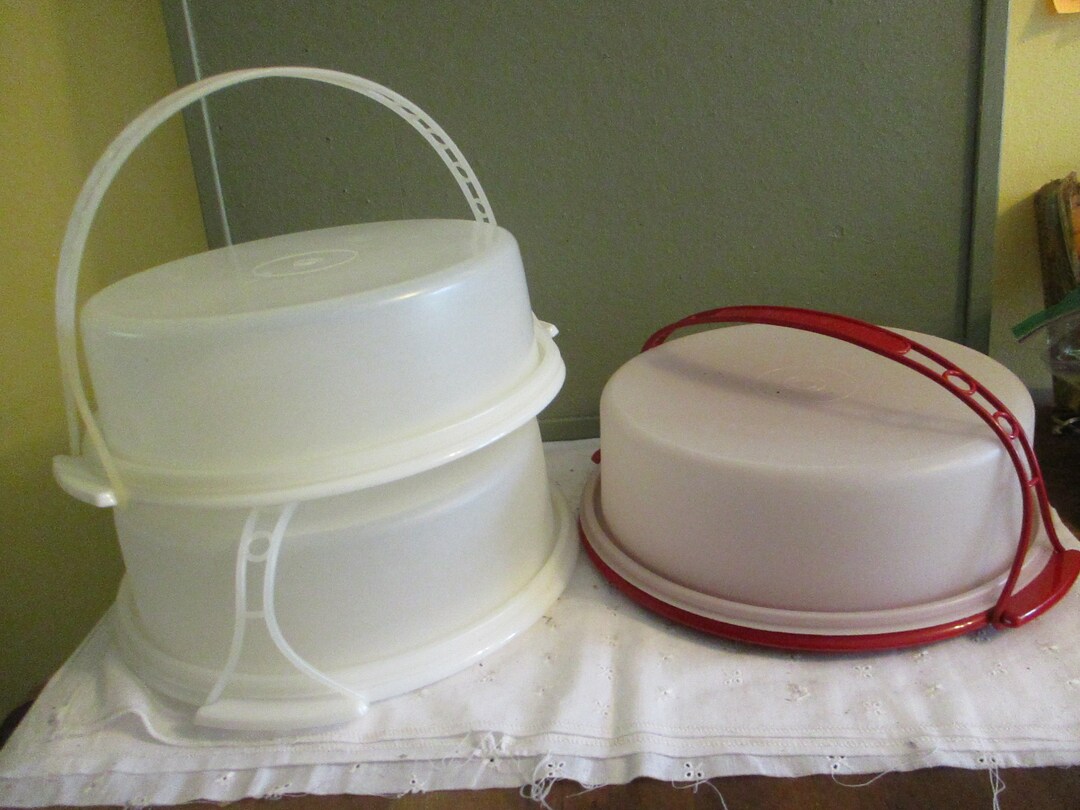 Tupperware Pie Taker/keeper Vintage With Caring Handle CHOICE - Etsy