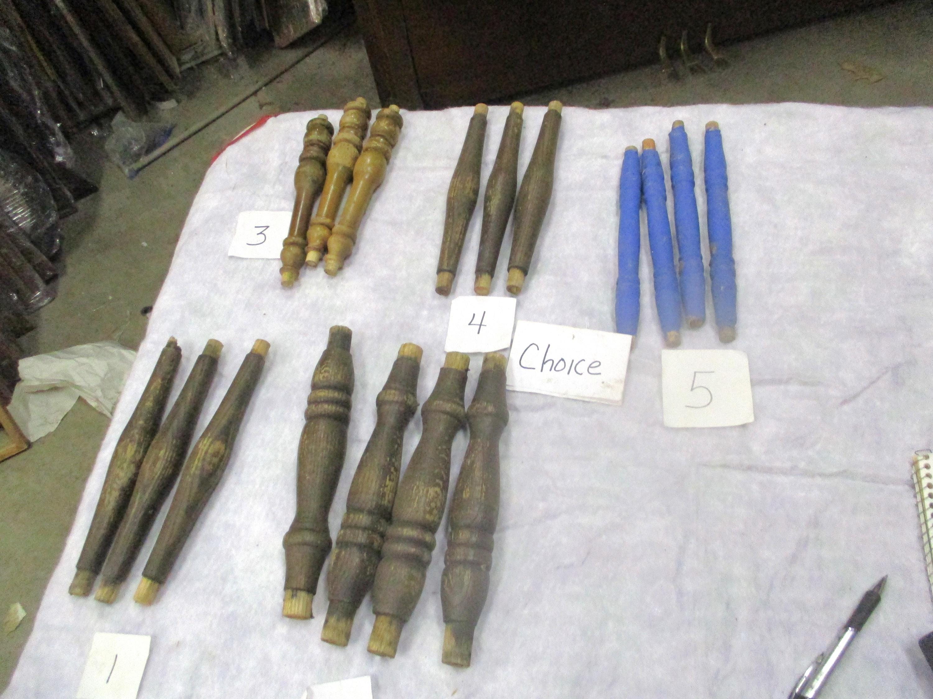 Wood Spindle Architecture Salvage Vintage Furniture Parts Wood Working ...