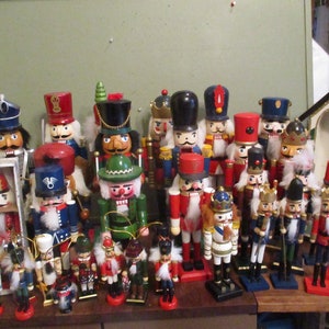 Nutcracker Figurine Vintage Holiday Decoration Different Listings CHOICE - Etsy
