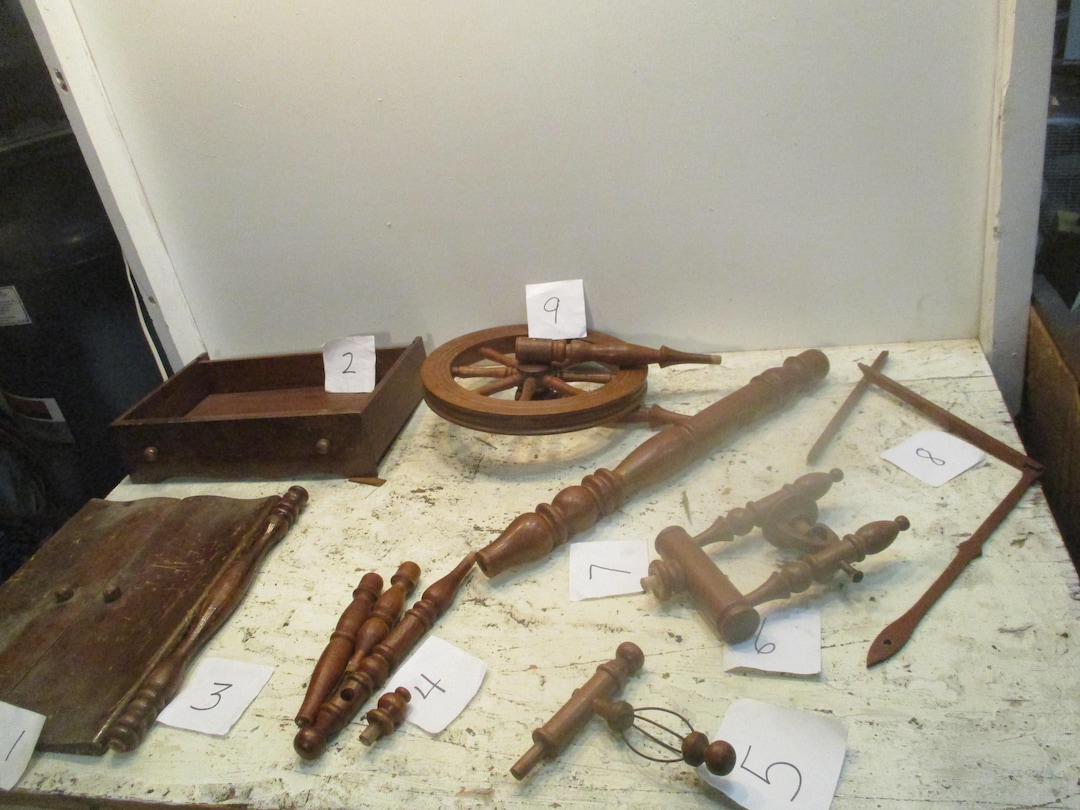 Wood Spindle Architecture Salvage Vintage Furniture Parts Wood Working ...
