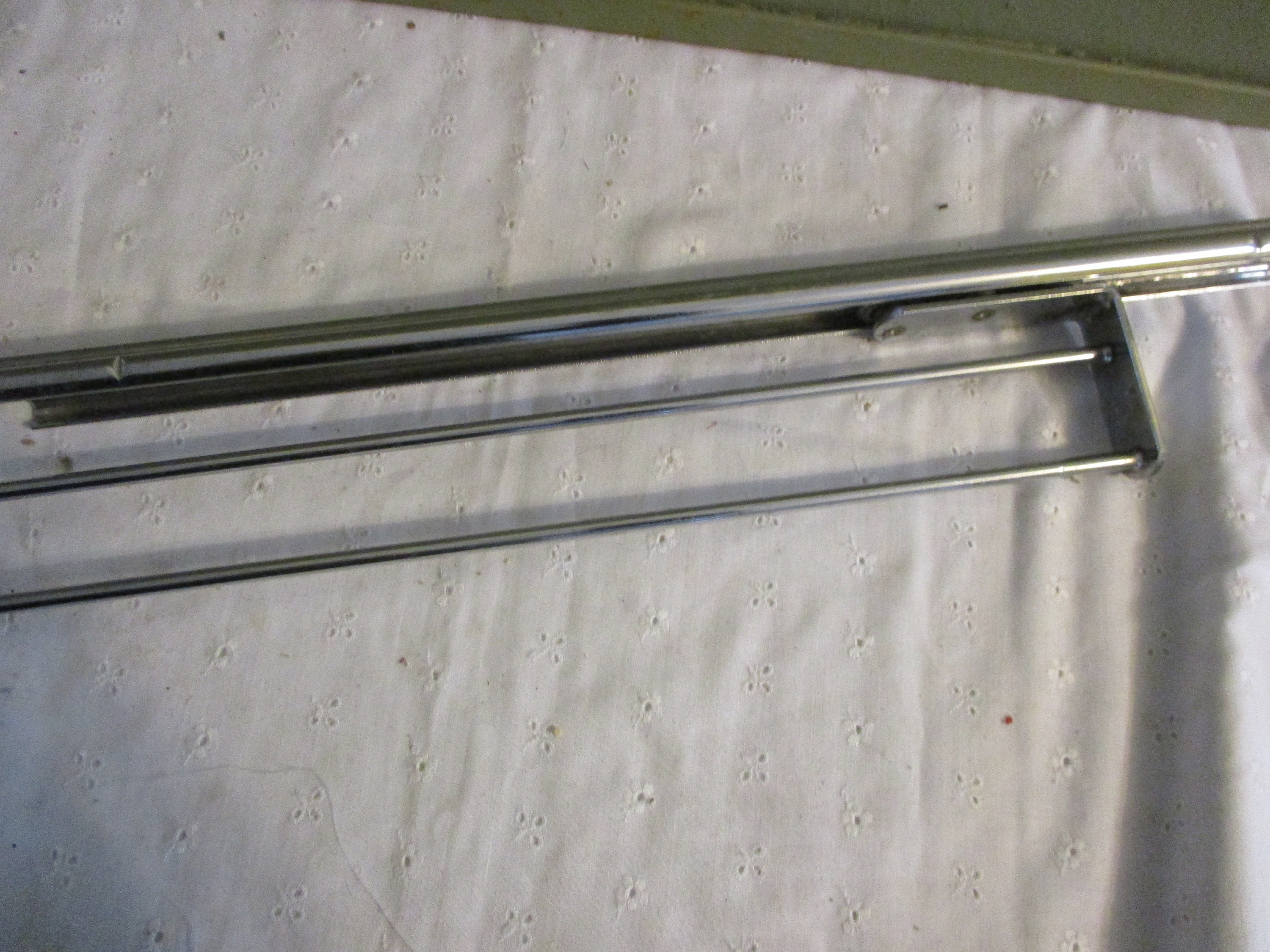 Chrome Sliding Towel Bar Rack Holder Bathroom Storage Kitchen 17 Inch ...