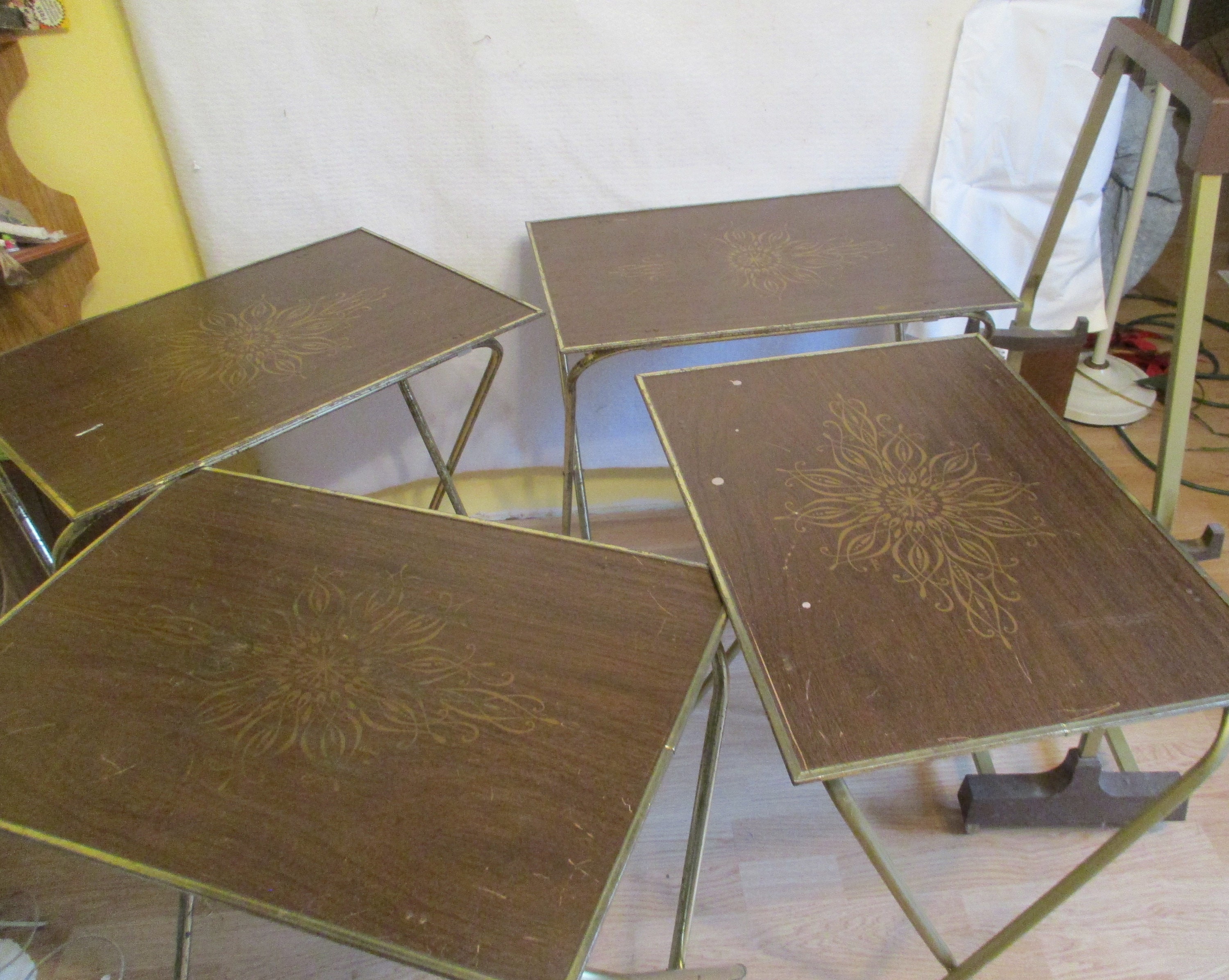 Vintage tv tray tables store