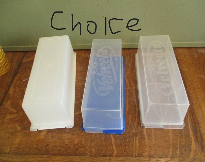Velveeta Tupperware Cheese Containers Vintage Keeper CHOICE - Etsy