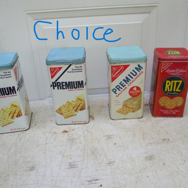 Saltine Cracker Tin - Etsy