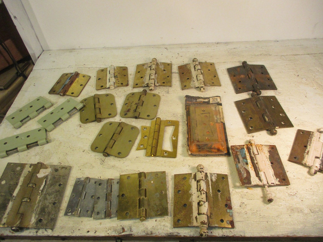 Industrial Salvage Hinge CHOICE Chic Repurpose Decor - Etsy
