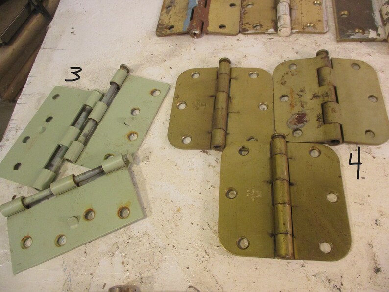 Industrial Salvage Hinge CHOICE Chic Repurpose Decor - Etsy