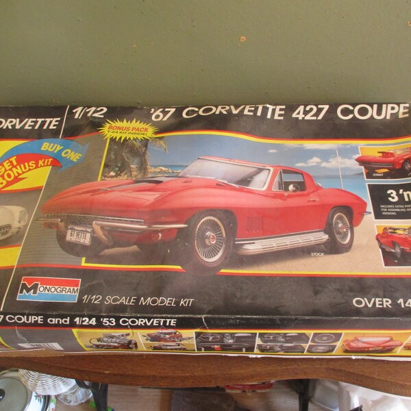 Corvette Model Car Kits - Etsy