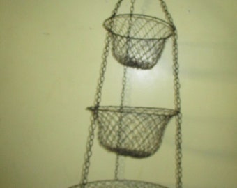 Hanging Wire Baskets - Etsy
