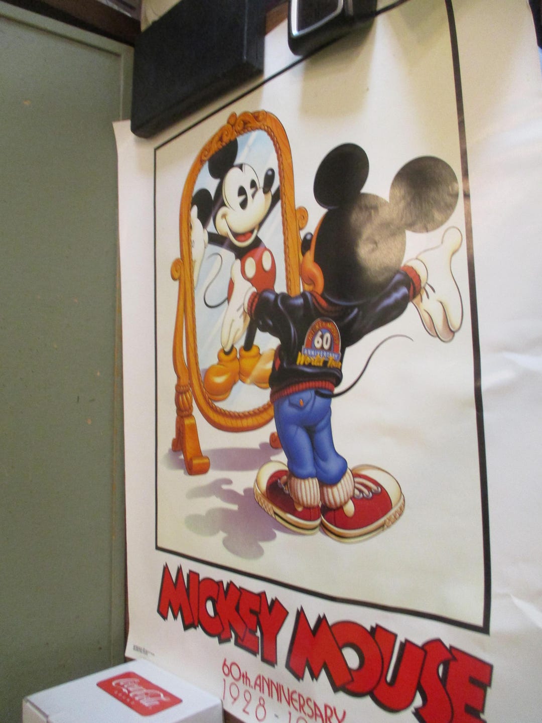 Mickey Mouse 60th Birthday Poster 1988 Vintage New Old Stock - Etsy