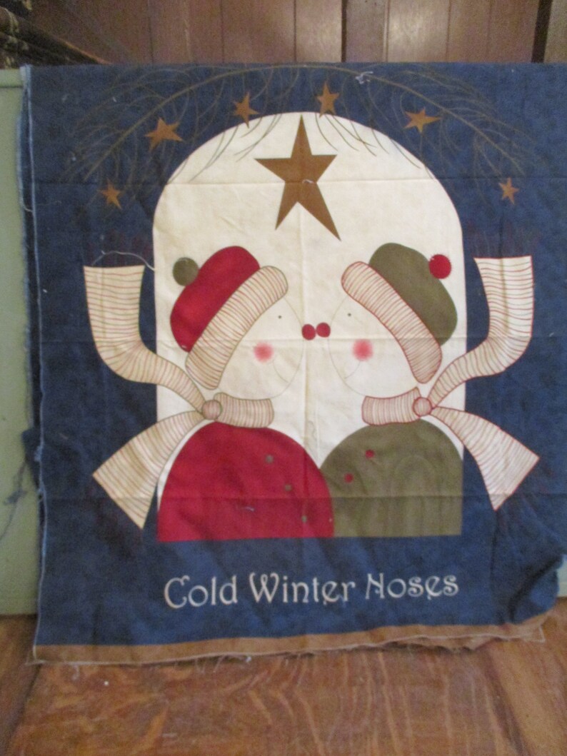 Cold Winter Noses Quilt Fabric ONE ONLY - Etsy
