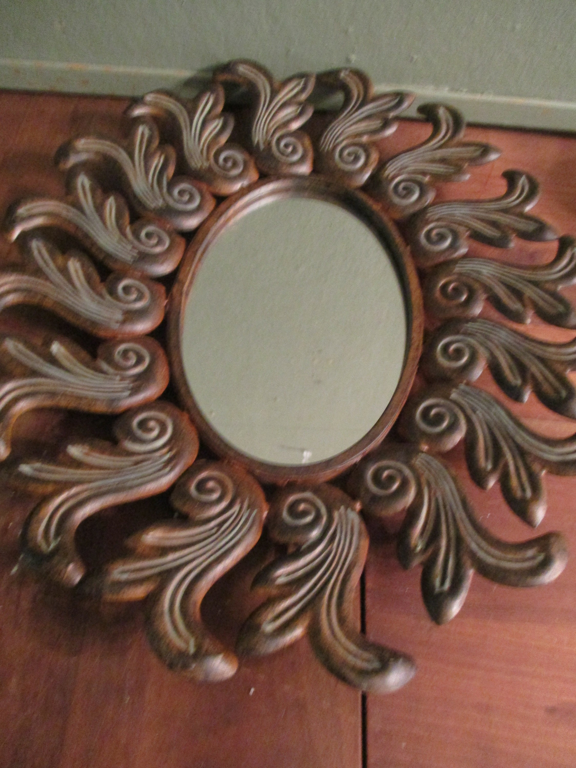Swirl Oval Mirrors