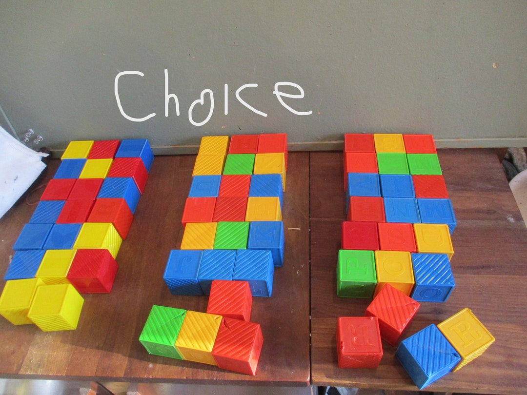 Tupperware Blocks Vintage CHOICE of Sets - Etsy