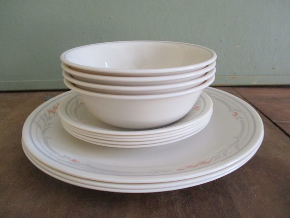 Corelle Tulip Rose Vintage Choice | Etsy