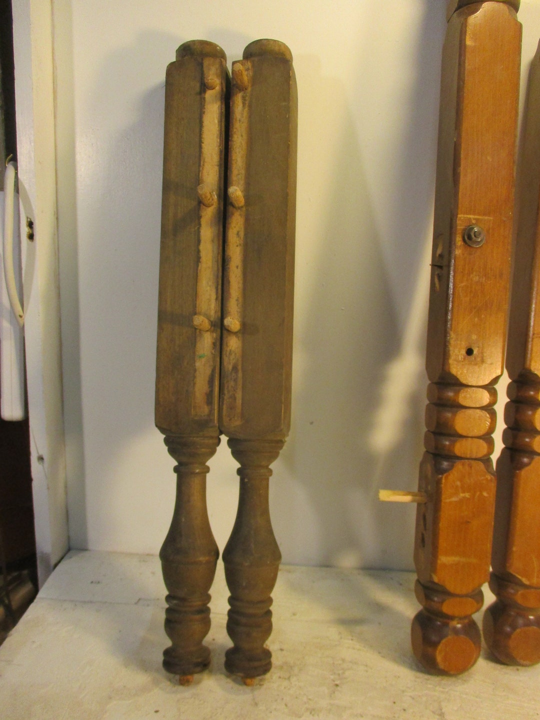 Table Leg Spindle Architecture Salvage Vintage Furniture Wood Working ...