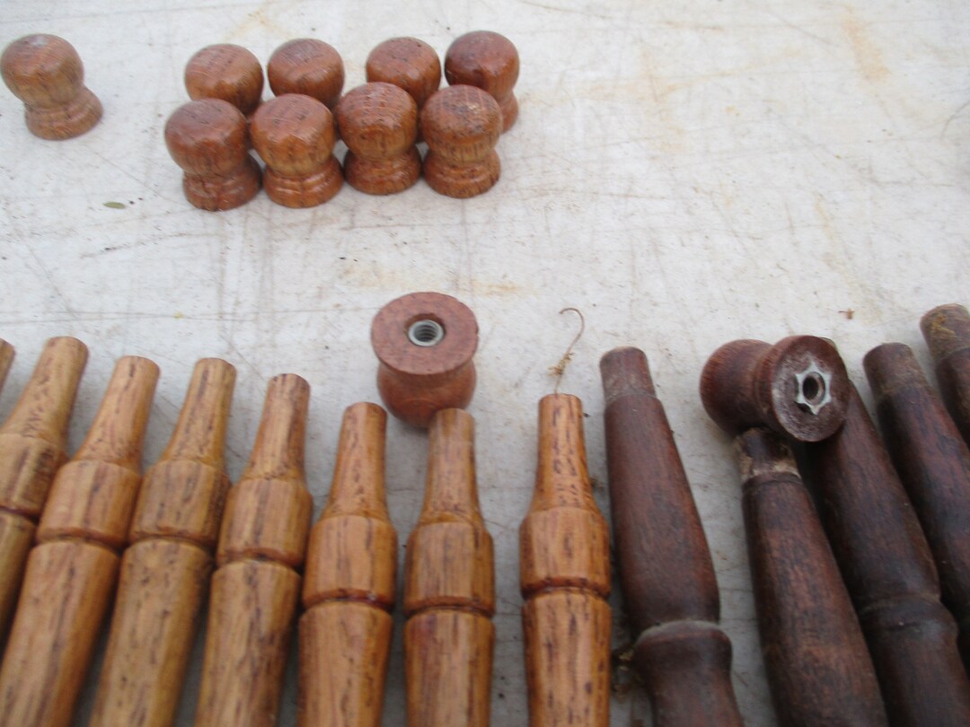 Wood Spindle Architecture Salvage Vintage Furniture Wood Working Part ...