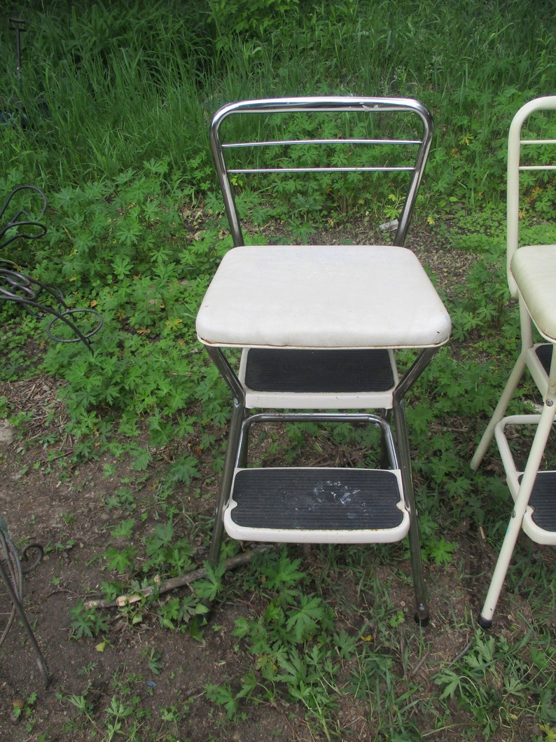 Cosco Kitchen Step Stool Lift up Seat Vintage Chair CHOICE - Etsy