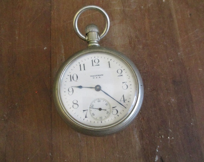 Waltham Pocket Watch Tested Vintage - Etsy