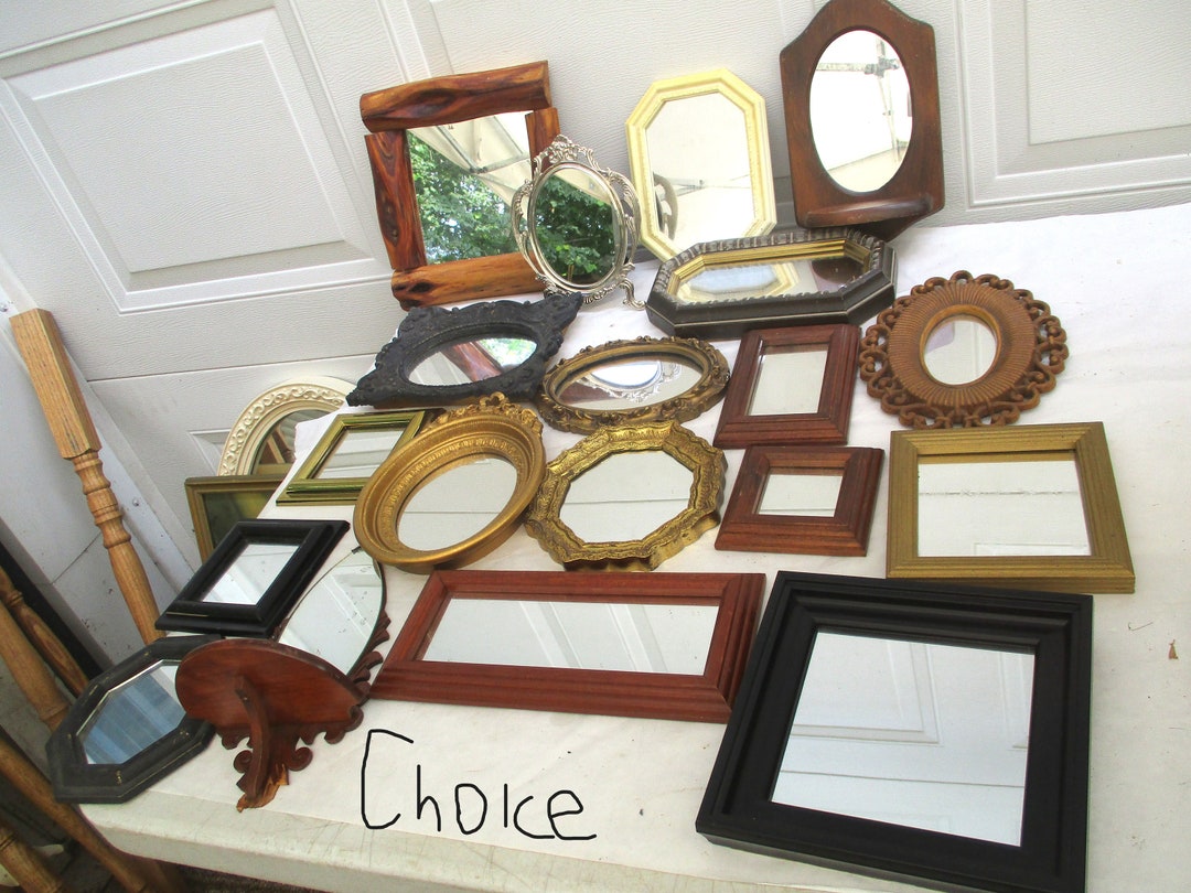 Mirrors Display Wall Hanging Home Decor Vintage CHOICE One Only - Etsy