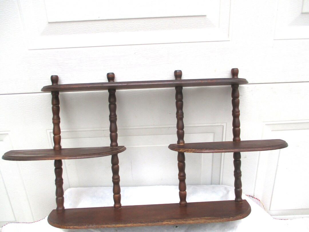Spindle Figurine Shelf Display Knick Knacks Ship Unassembled - Etsy