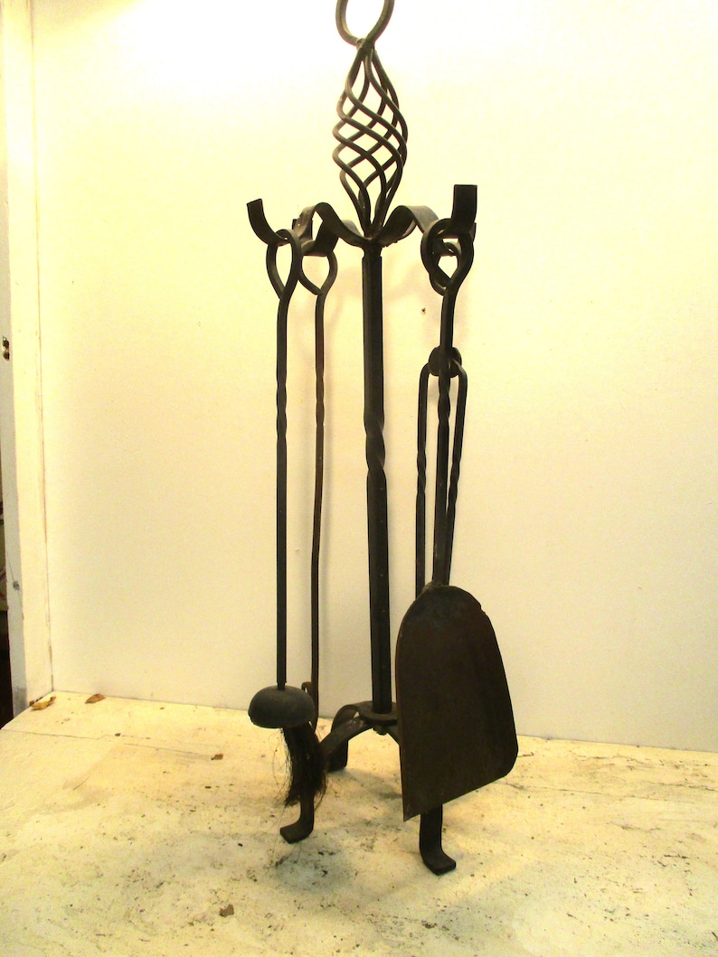 Fireplace Tools Set Vintage - Etsy