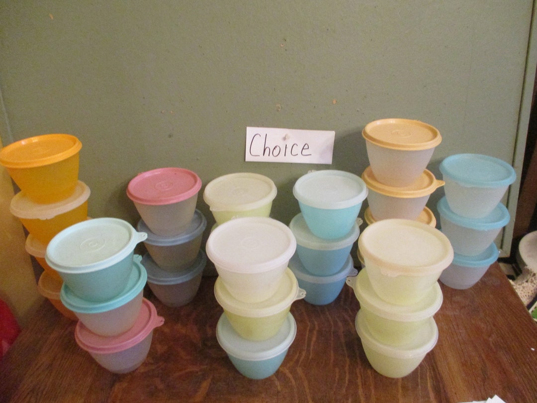 Tupperware Refrigerator Bowl Sets CHOICE Vintage Storage Dishes - Etsy