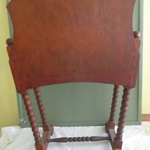 Wooden Magazine Butler/holder/rack Tall Antique Spindle Legs - Etsy