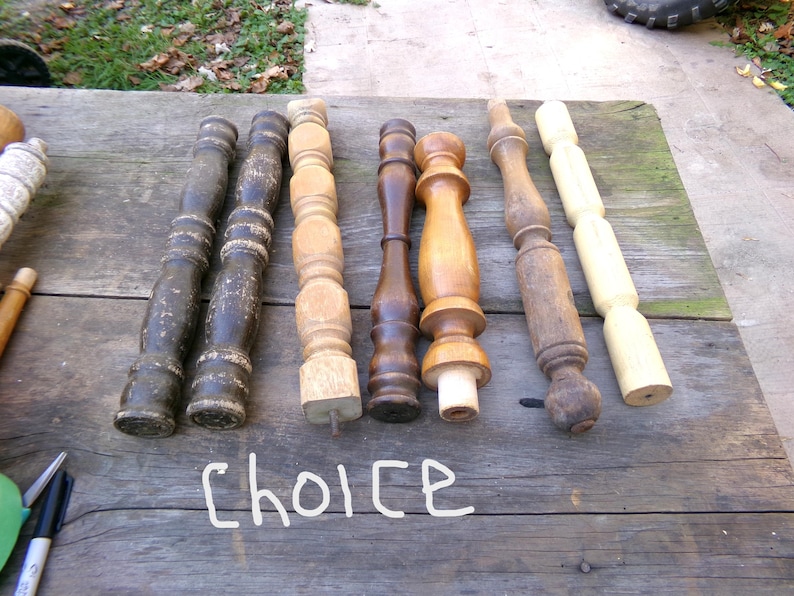 Spindles Salvage Architecture Vintage Parts - Etsy