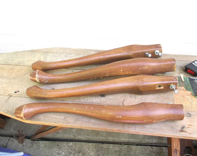 Queen Anne Table Legs Architecture Salvage With Bolts Set of 4 ...