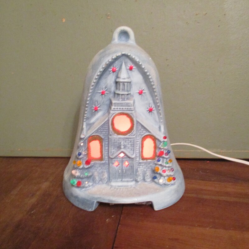 Lighted Ceramic Church - Etsy