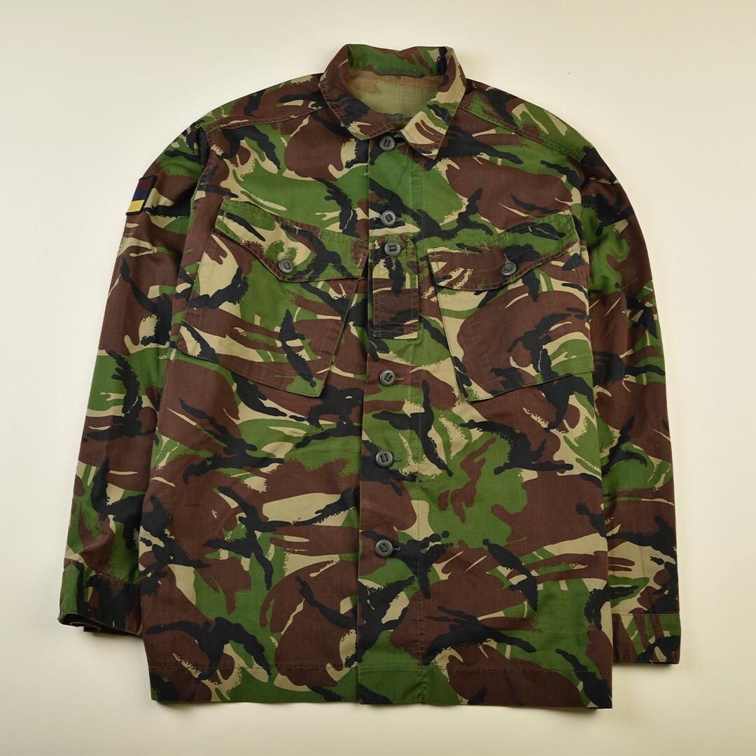 U.K. British Military Jacket Army Woodland Camo Size XL Vintage - Etsy