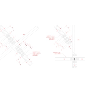 Steel Connection Detail - Structural Engineering Drawing - Etsy