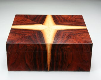 Rosewood Exotic Wood Keepsake Box / David and Kim Okrant / - Etsy
