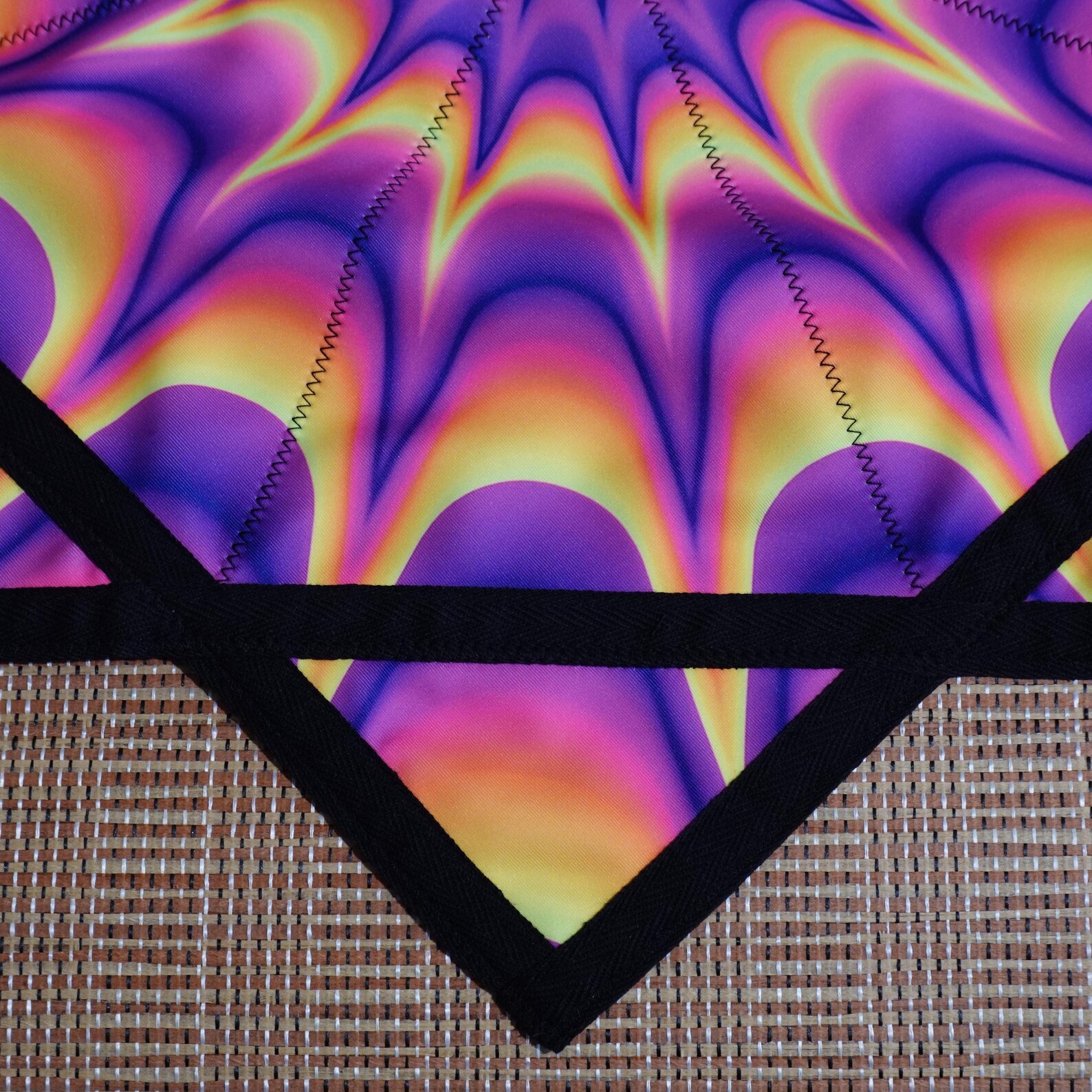 Flowstar Beginners Flow Star Spinning Cloth Easy to Rotate Sided Print Juggling Flow Toy Dapo ...