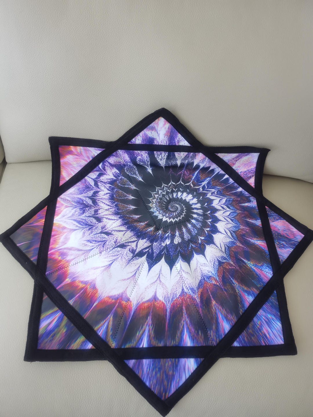 Flowstar Beginners Flow Star Fingertip Rotating Spinning Cloth Flow Toy Dapo Star Easy to Rotate ...