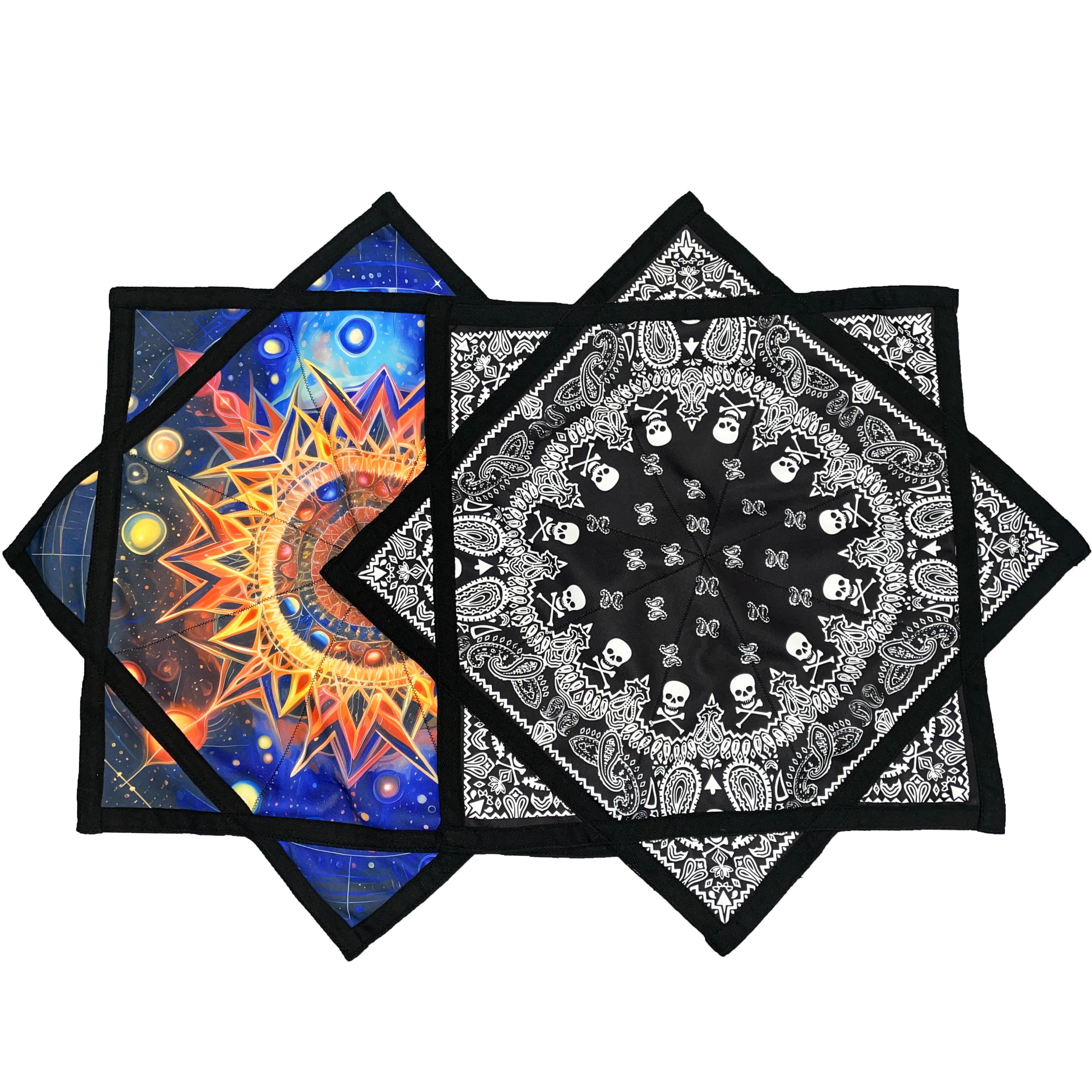 Flowstar Beginners Flow Star Spinning Cloth Sided Print Fingertip ...