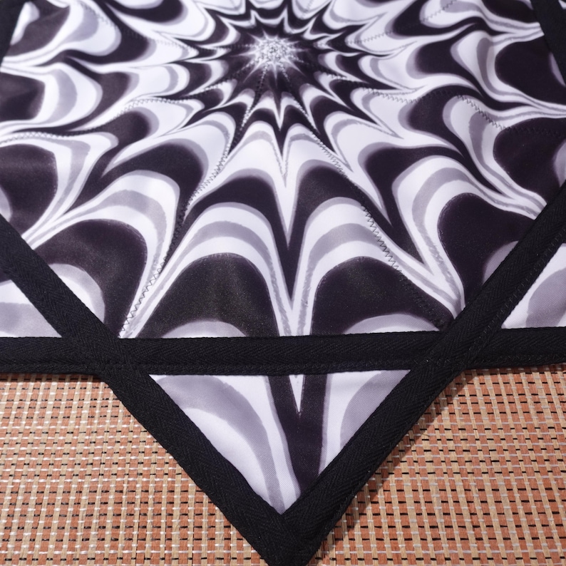 Flowstar Beginners Flow Star Spinning Cloth Sided Print Fingertip ...