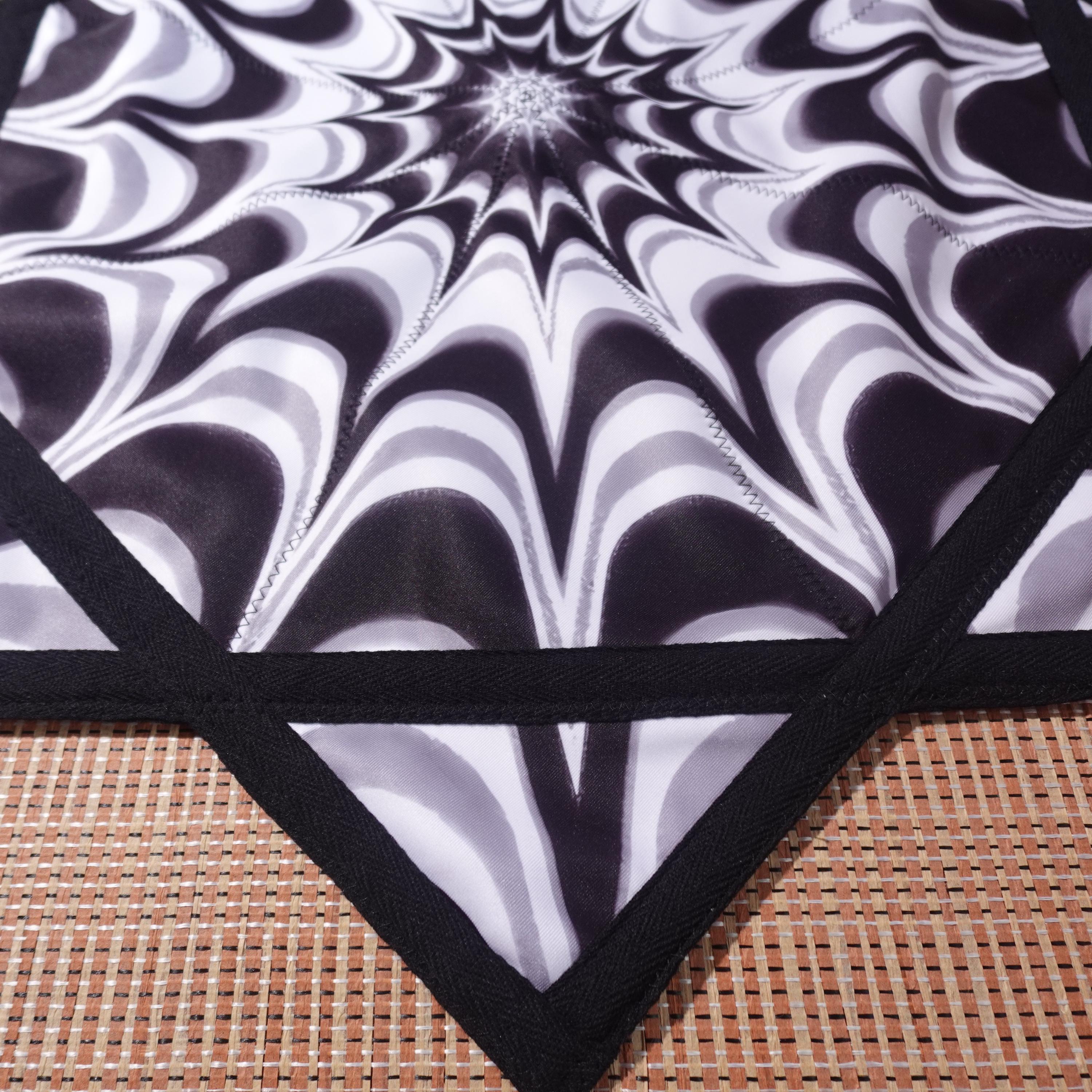 Flowstar Beginners Flow Star Spinning Cloth Sided Print Fingertip Rotating Flow Toy Dapo Star ...