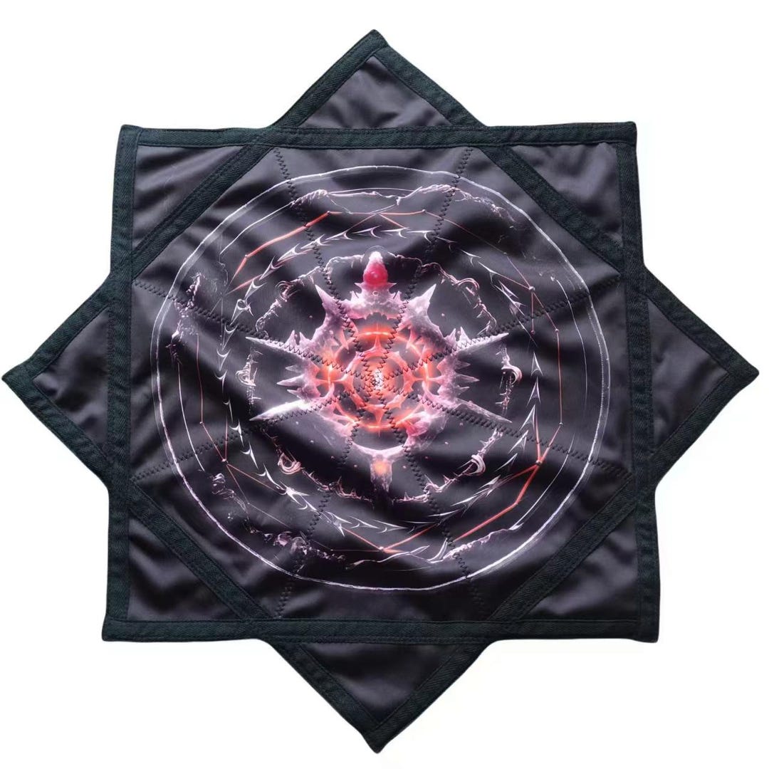 Flowstar UV Reaction Flow Star Spinning Cloth Easy to Rotate Fingertip Rotating Juggling Toy ...