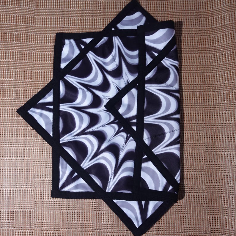 Flowstar Beginners Flow Star Spinning Cloth Sided Print Fingertip ...