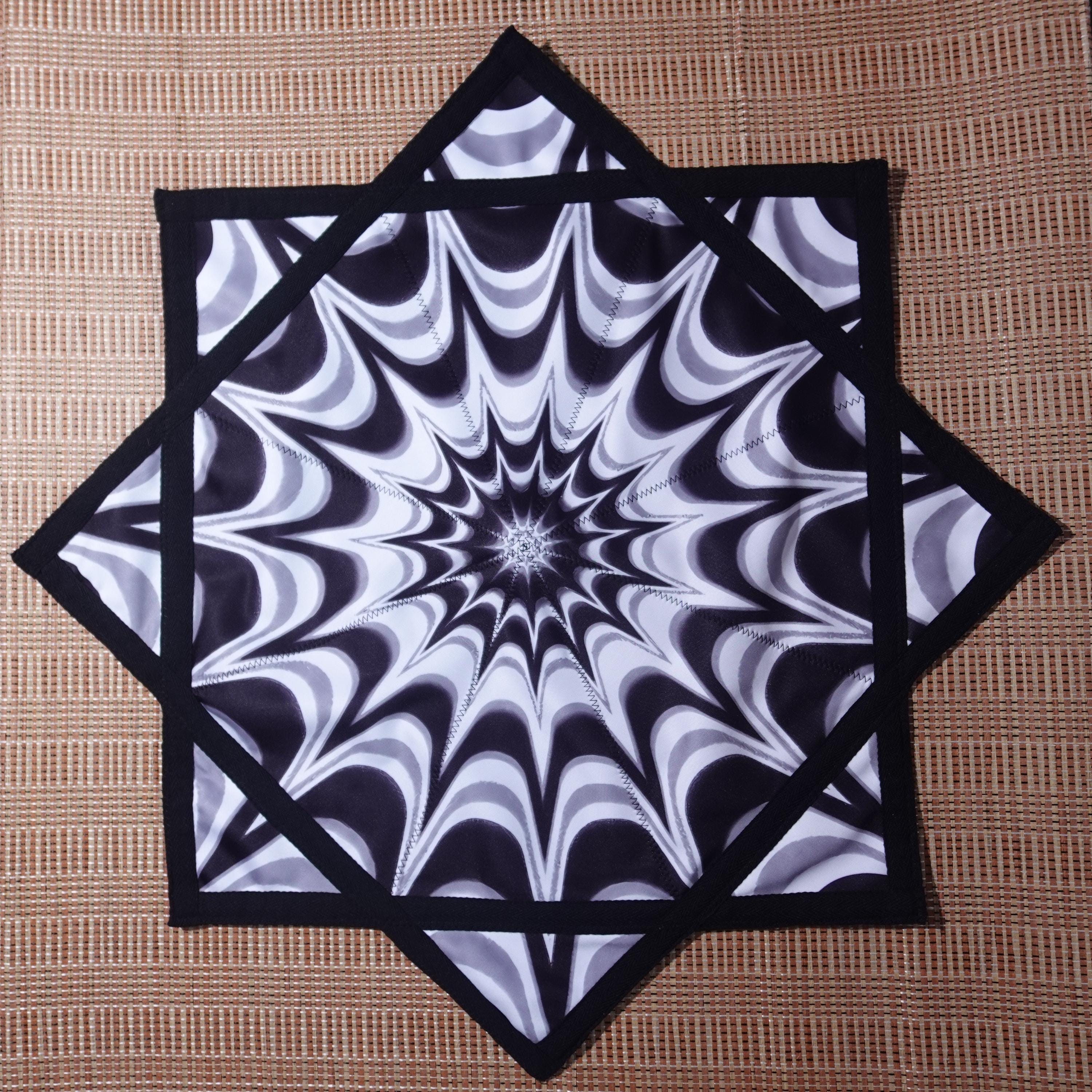 Flowstar Beginners Flow Star Spinning Cloth Sided Print Fingertip ...