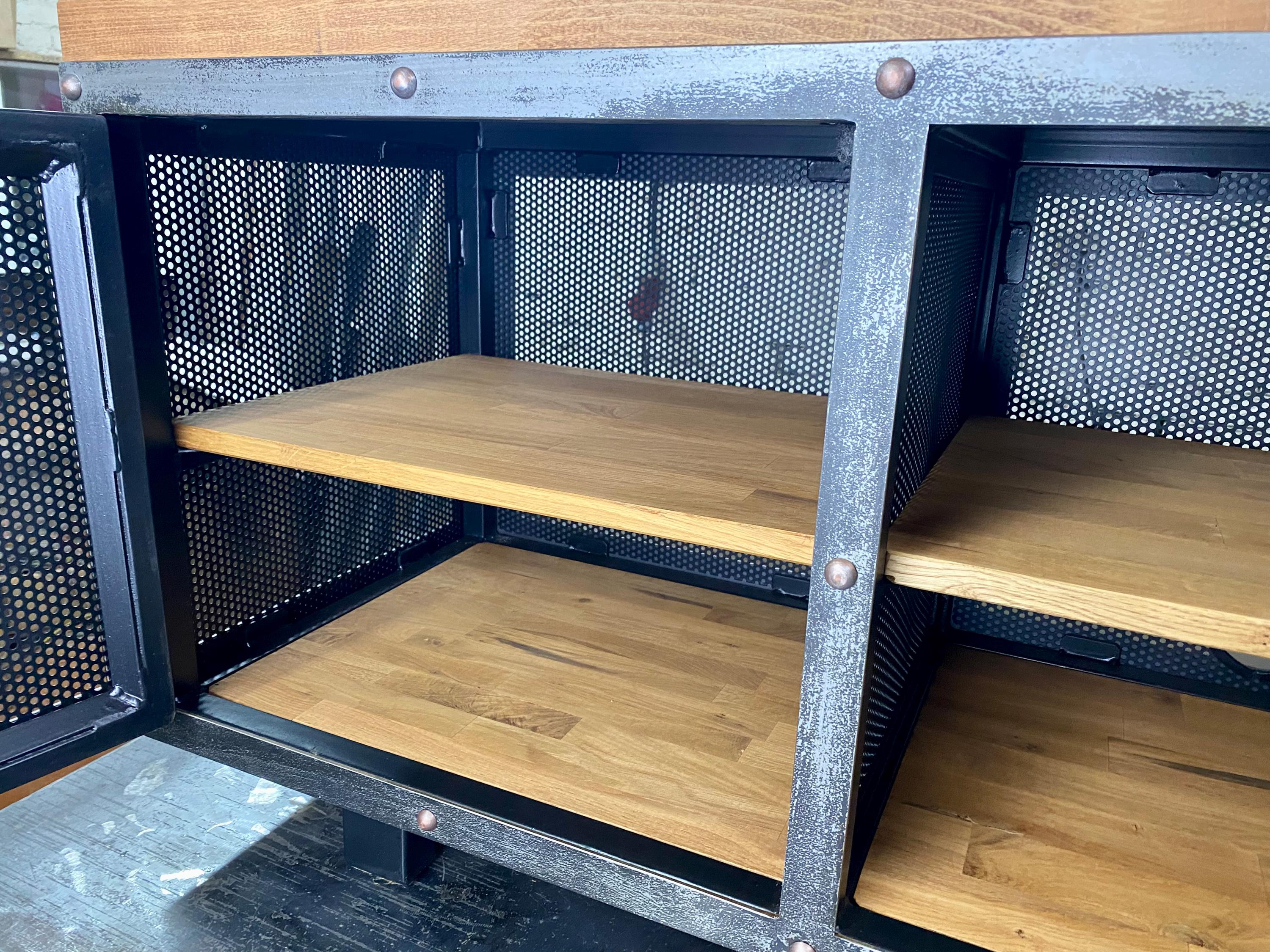 Industrial TV Cabinet | Loft TV Cabinet | Unique TV Stand | Steel Tv ...