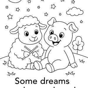 Farm Animal Coloring Pages for Kids: Happy Farm Adventure (A4 PDF ...